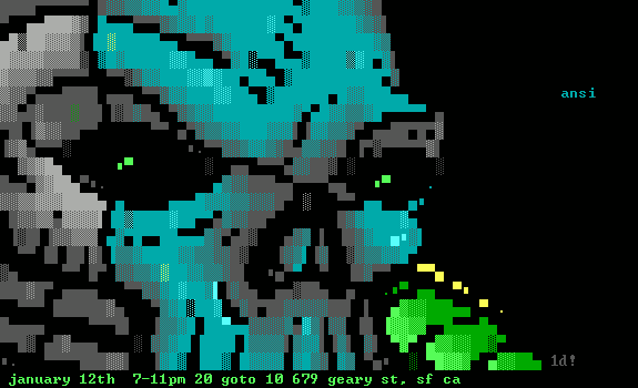 ANSI Art, Raised to Gallery Status in SF - CDM Create Digital Music