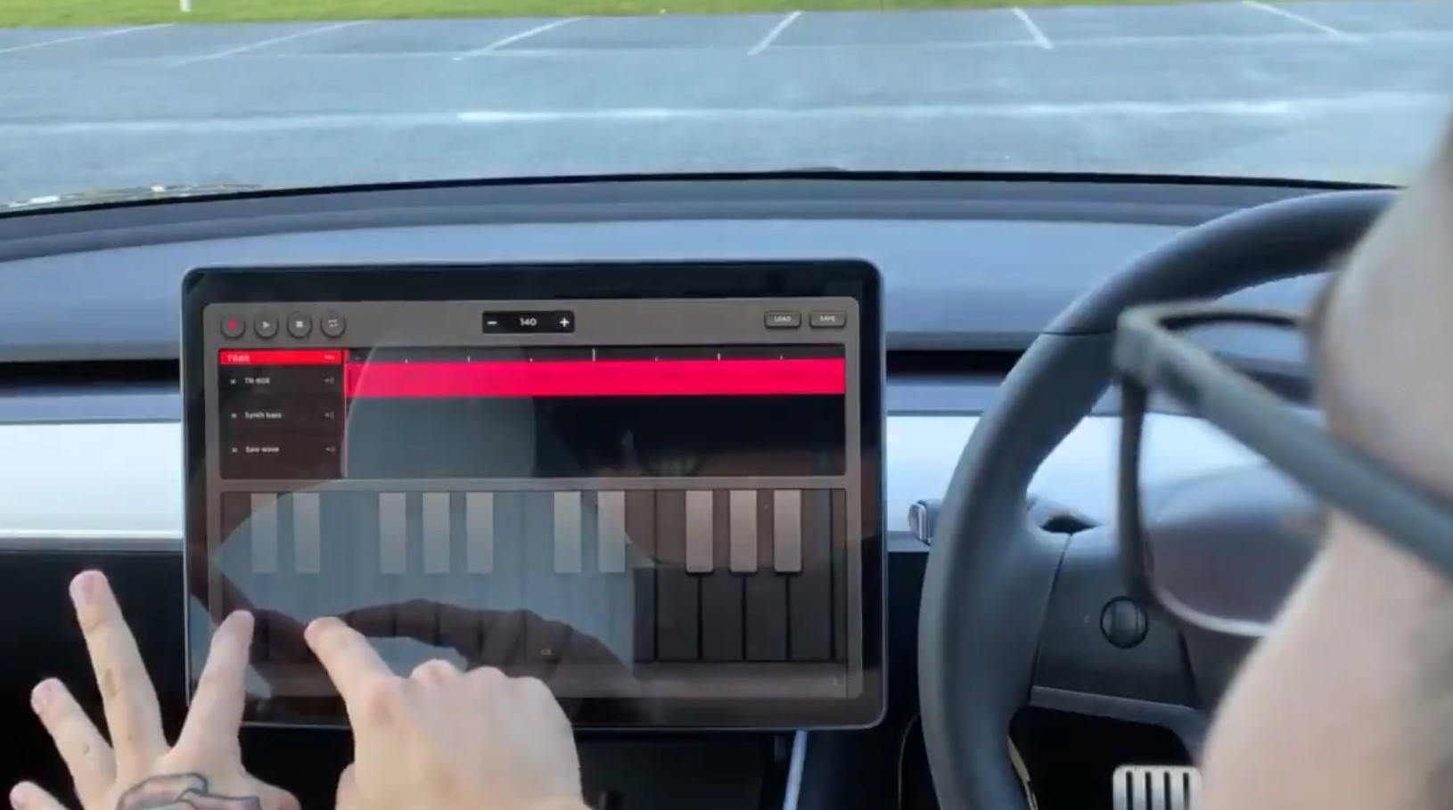 Tesla just added music-making tool Trax to their car dashboard - CDM ...