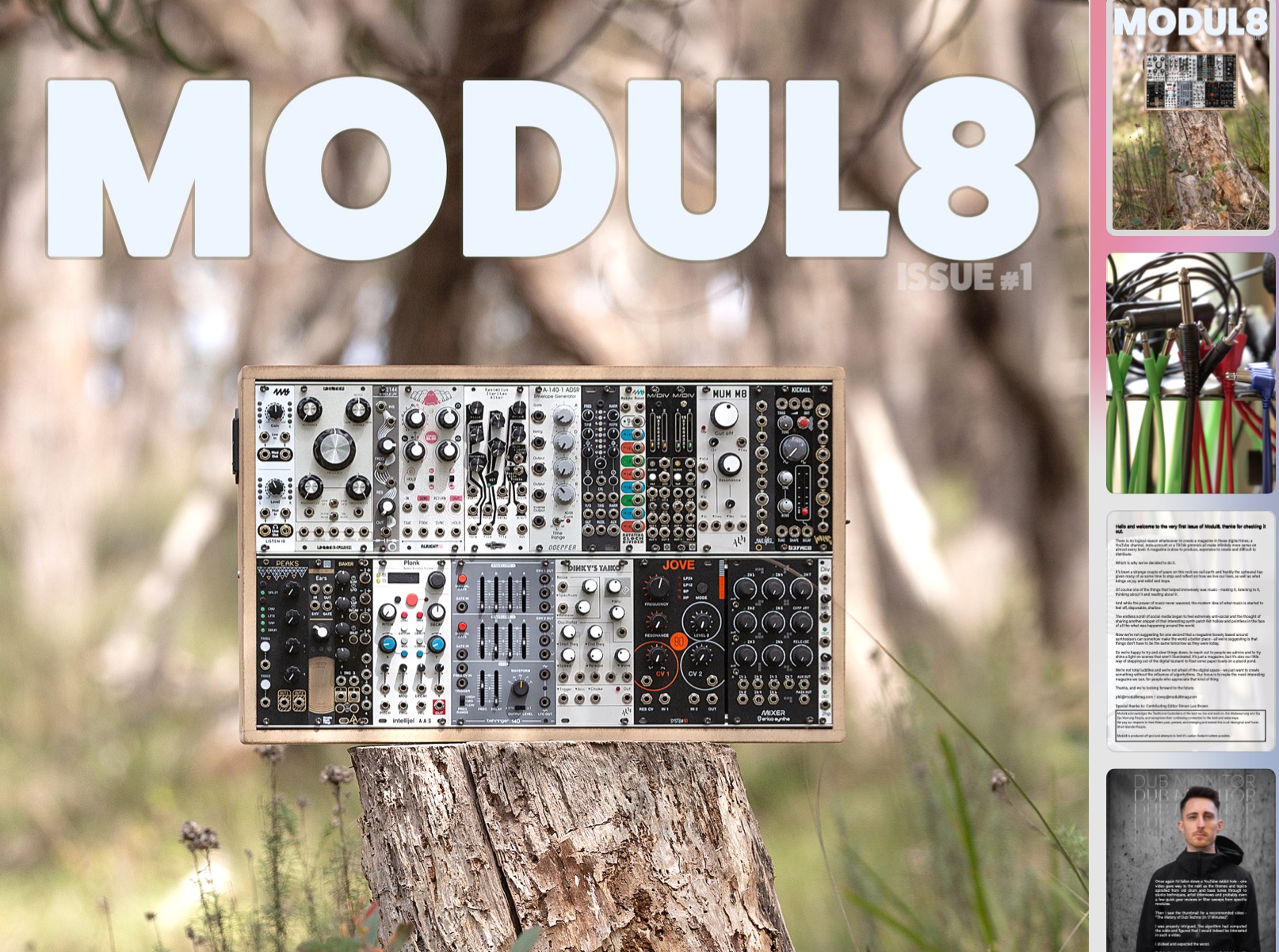 Modul8, new synth magazine from Australia, packed with interviews and ...