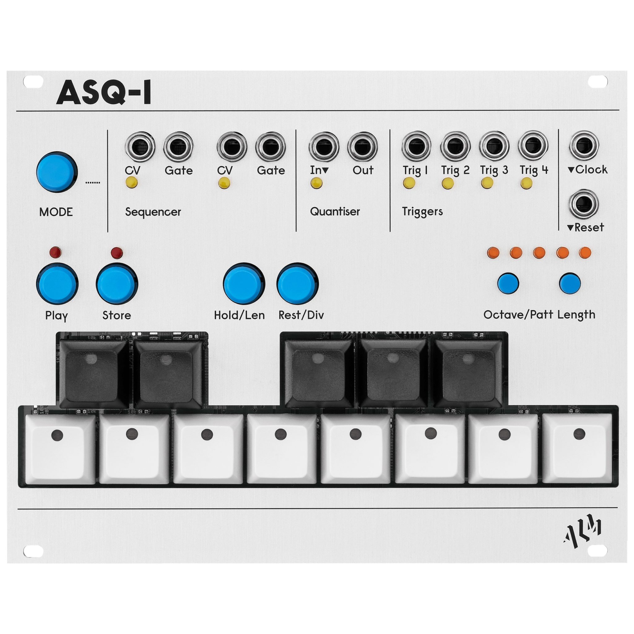 ALM ASQ-1 is a cute modular step sequencer with SH-101-style, drum ...