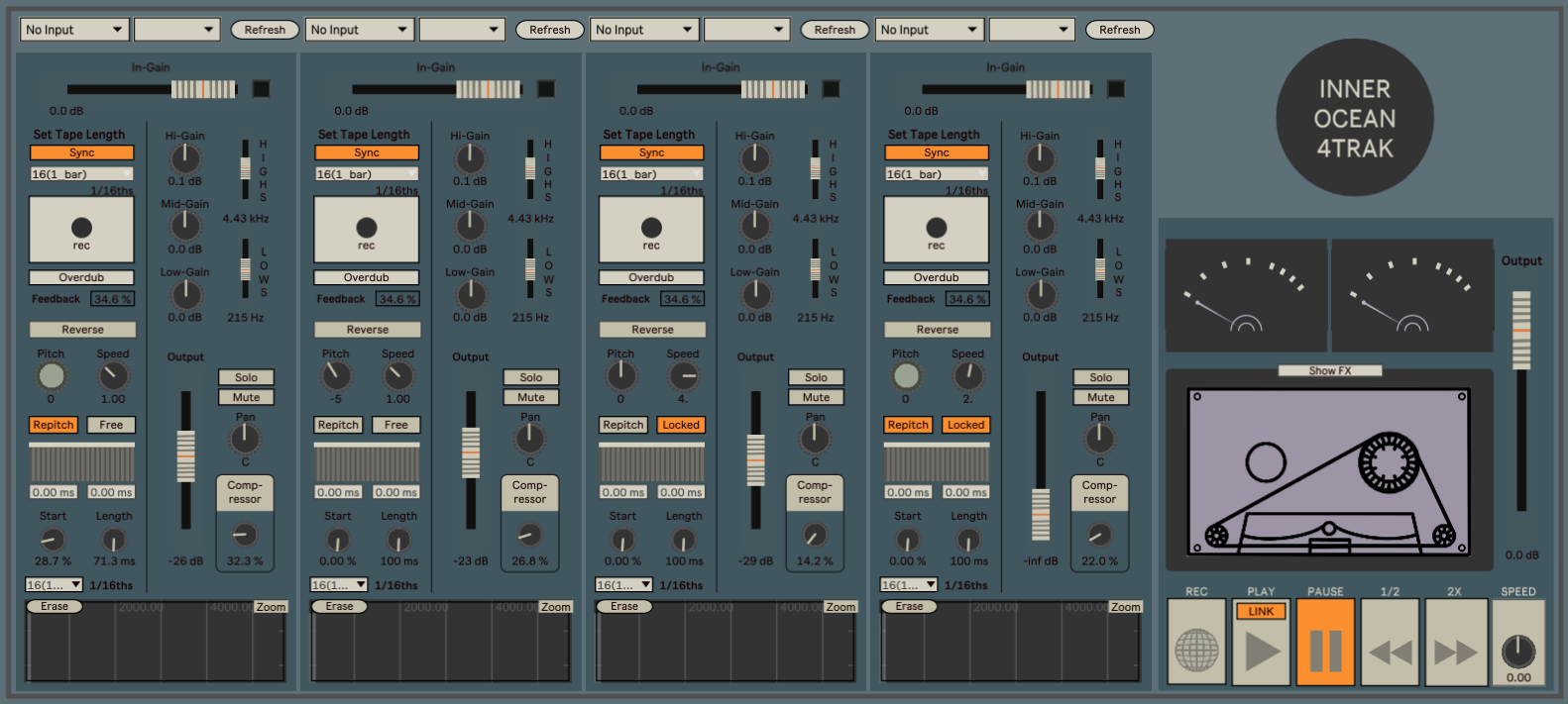Turn Ableton Live into a looping 4-track Tascam Portastudio with this ...