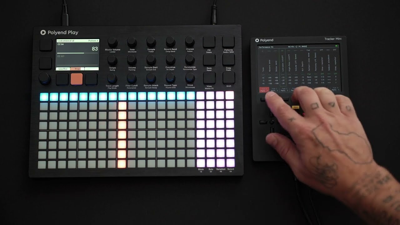 Polyend Play meets Tracker for added performance control, together at ...