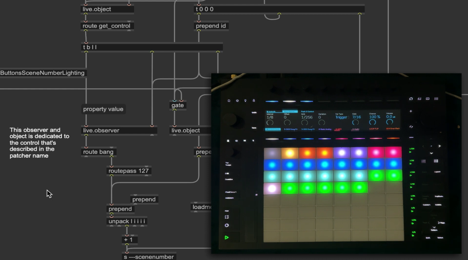 More Max for Live control for Push 3 standalone: OktoPush is born - CDM Create Digital Music