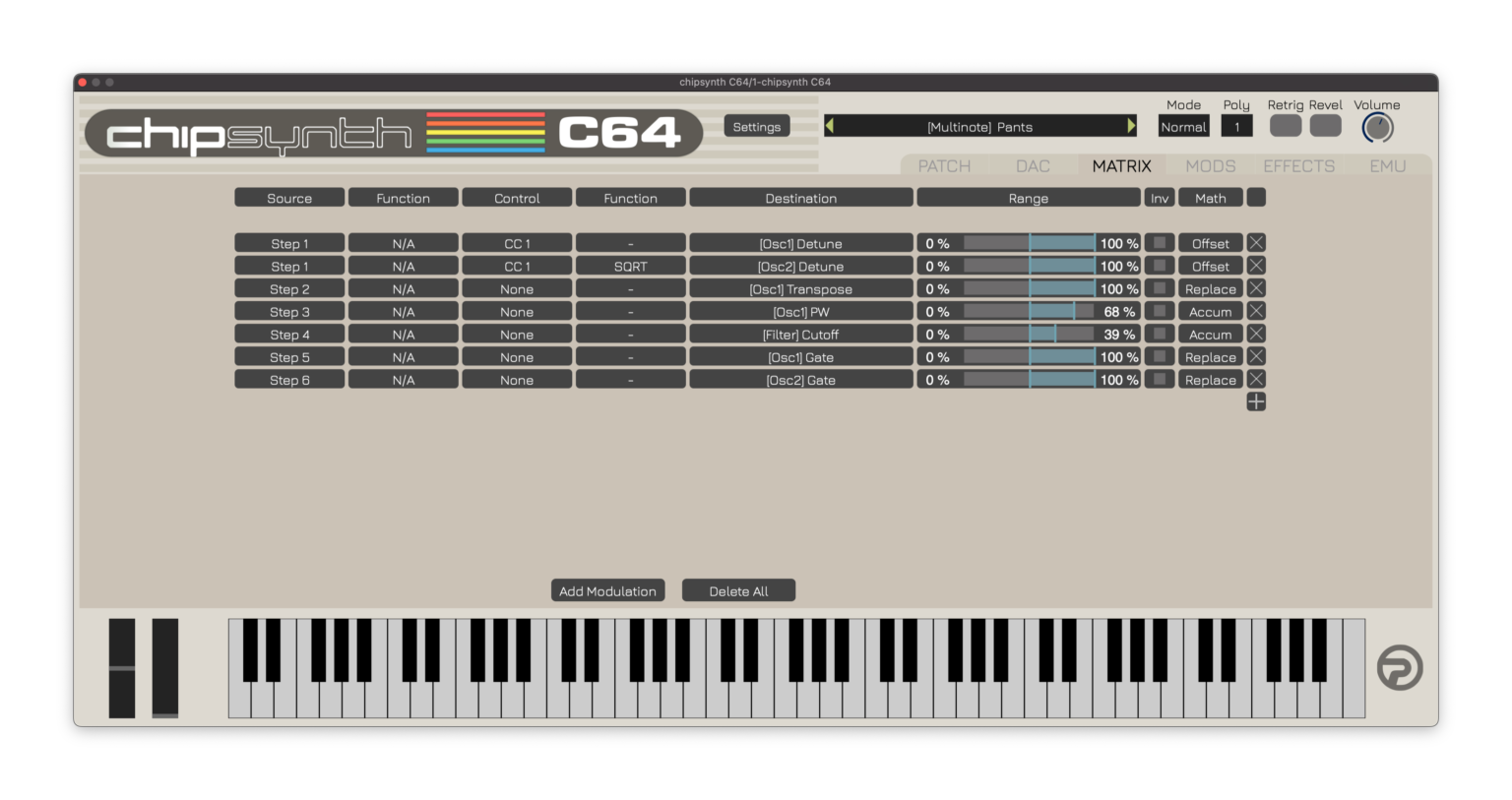 chipsynth C64 is an emulation of the SID so good, it can replace ...
