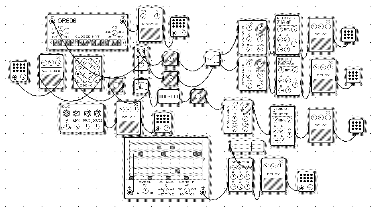 Chill out to some granular goodness in Modular Play on Playdate ...