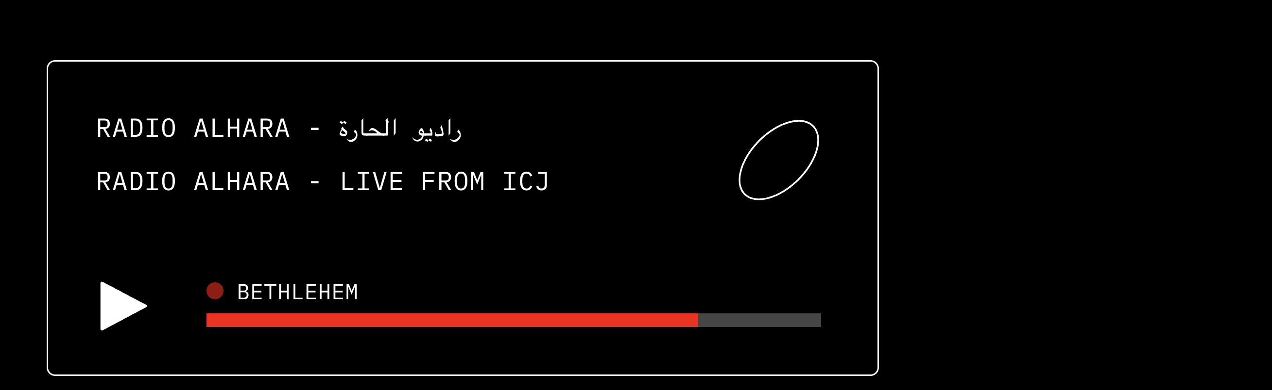 Radio Alhara today is broadcasting from the International Court of Justice - CDM Create Digital ...