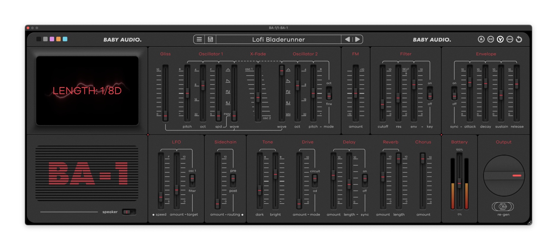 Baby Audio BA-1 gets free 1.5 update: FX Strip, arp, more sound ...