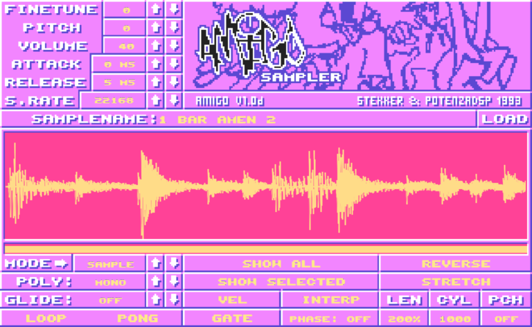 Amigo Sampler, Amiga sampling in plug-in form for £10, plus skank music ...