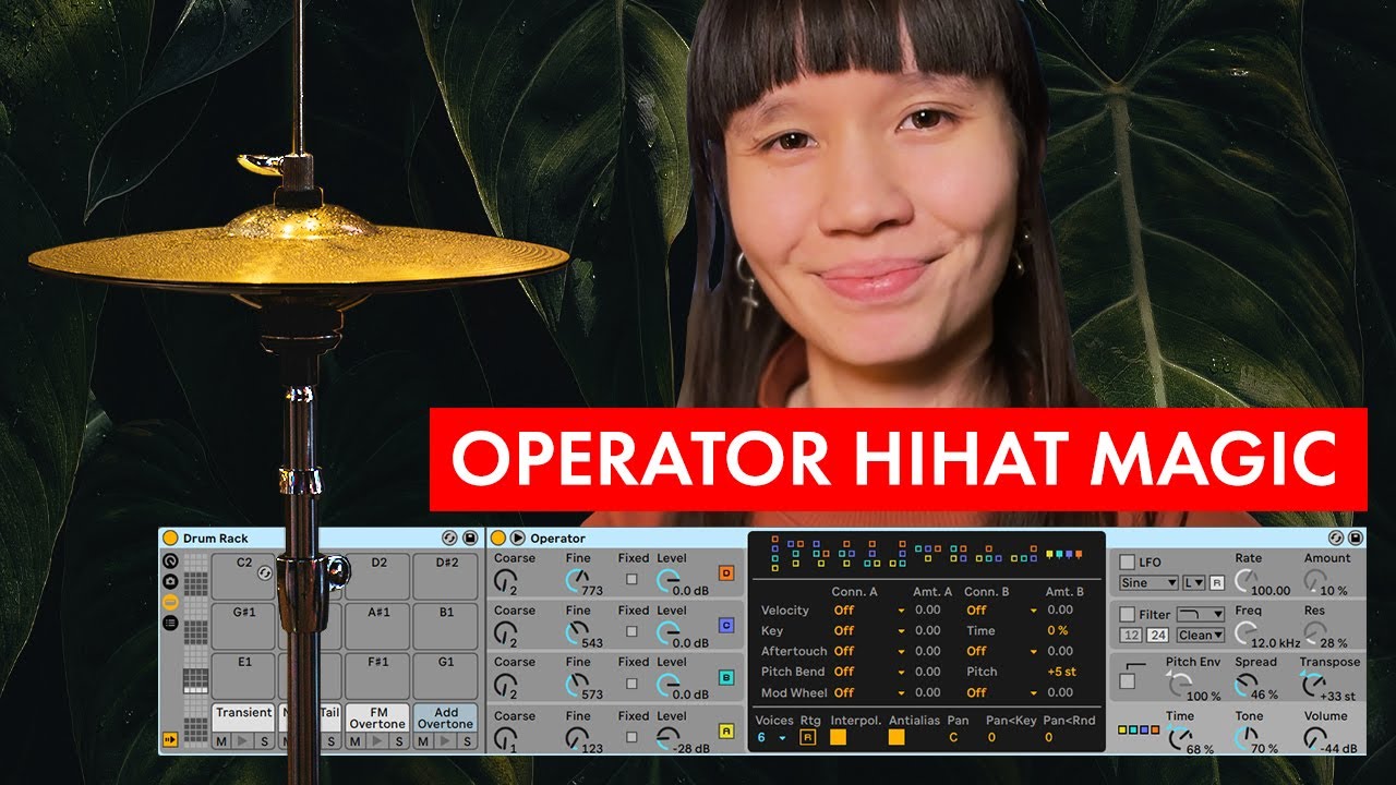 Go watch Polygonia's videos on Ableton Operator hi-hats and more - CDM Create Digital Music