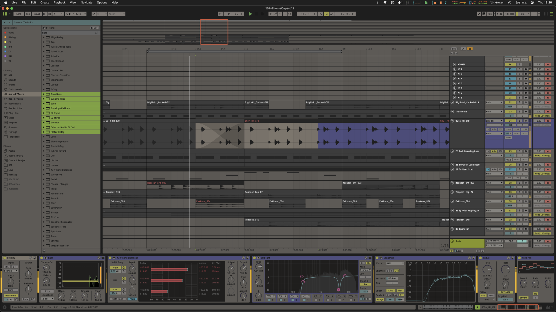 Remake Live 12 with retro refinement: updated workstation, ultra-dark ...