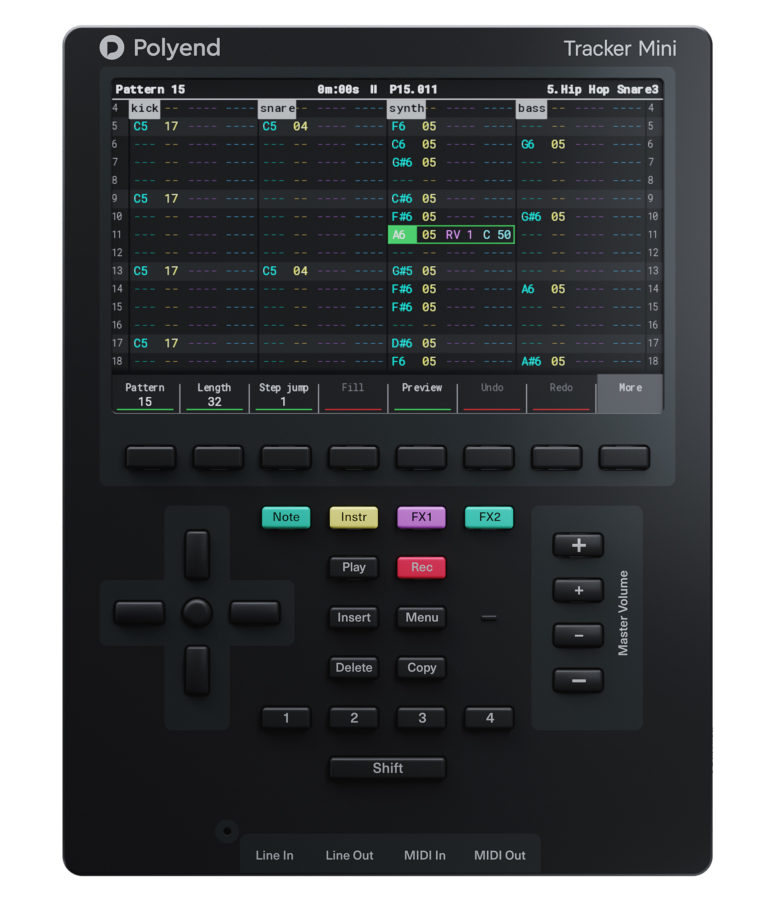 Polyend Tracker Mini 2.0: synth engines, PERC drum synth, more of ...
