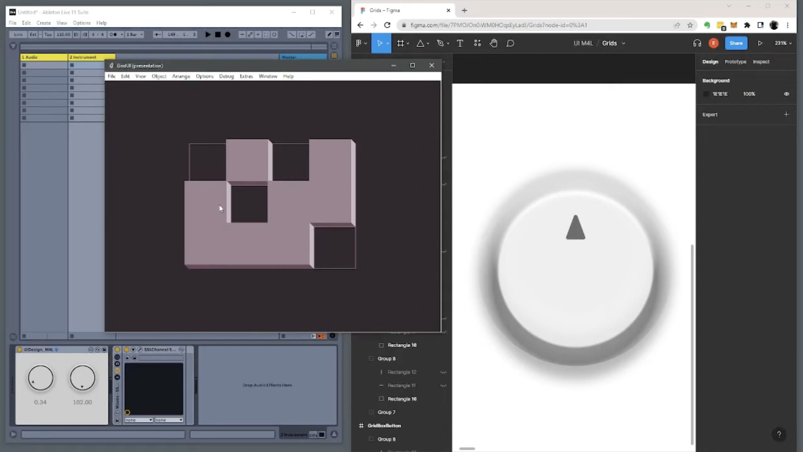 Learn to make animated Max and Max for Live UIs: jsui, Figma - CDM Create Digital Music