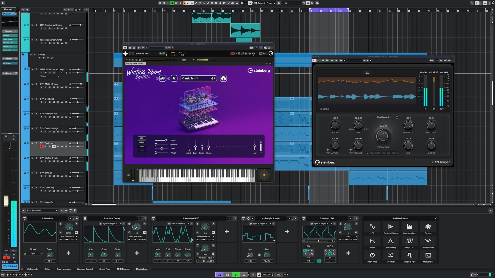 Cubase 15: Expression Maps, rich patterns, updated Modulators, plug-ins - CDM Create Digital Music