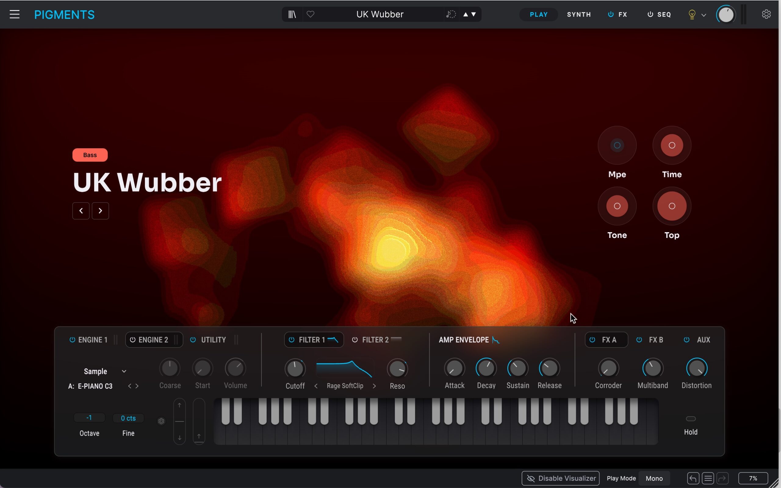 Rage with the machine: Pigments 7 with new filters, new FX, sound ...