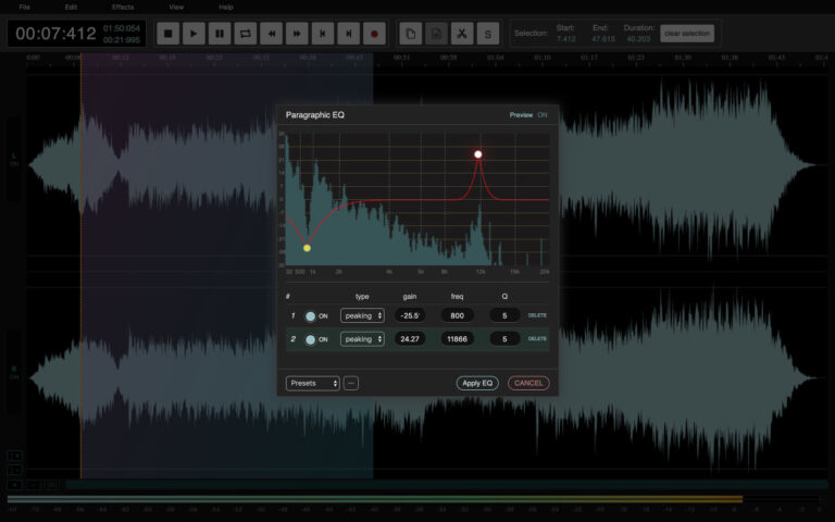 littlescale's Simple Audio Editor: a free, no-install audio editor in ...
