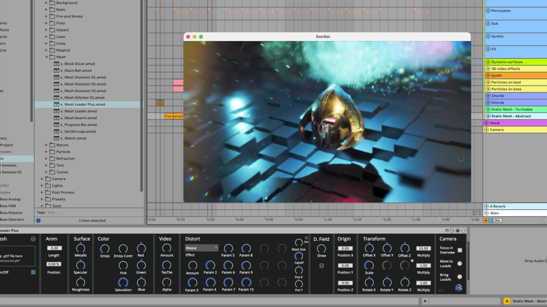 Now meshes, video, and more can go 3D inside Ableton Live: SenSei ...