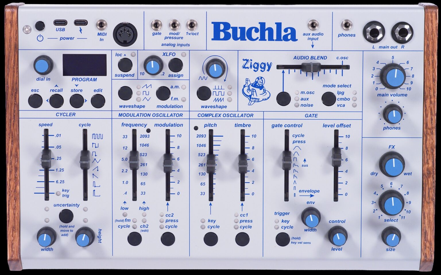 Buchla Ziggy: the complex oscillator gets a friendly standalone synth ...