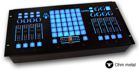 Livid Ohm Controller: Buttons, Crossfader, Faders for Visualists ...